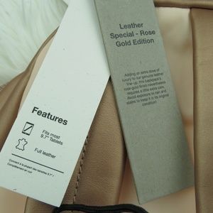Eastpak | Bags | Eastpak Leather Rose Gold Backpack | Poshmark